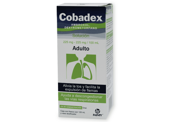 Cobadex 225/225 Mg Solución Oral Con 120 Ml - Compra en Prixz