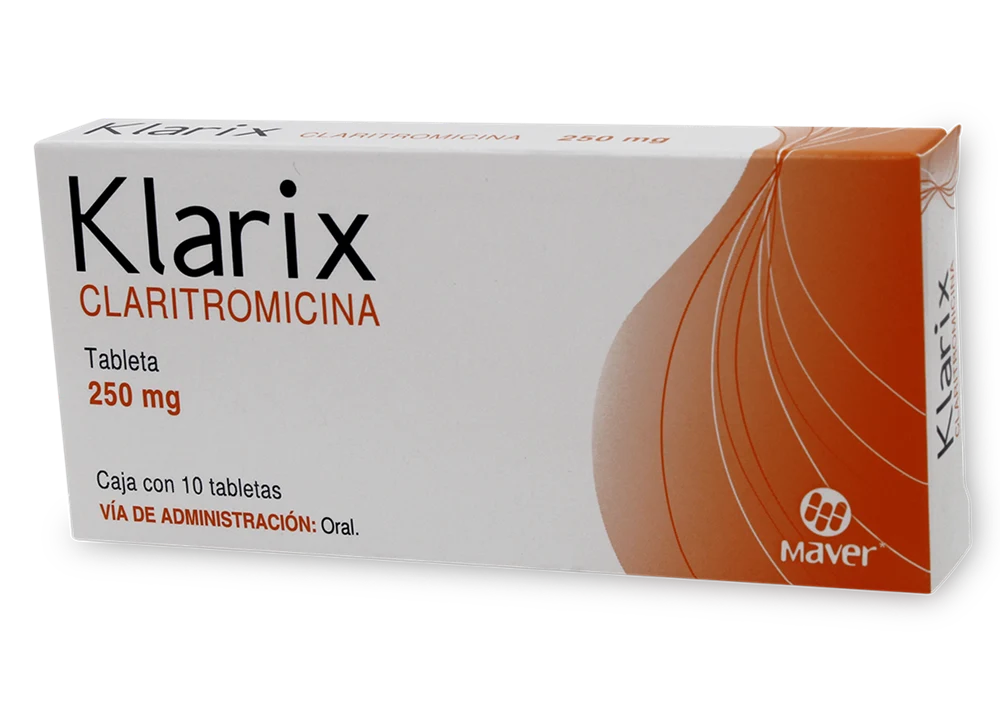 Klarix 250 Mg Con 10 Tabletas - Compra en Prixz