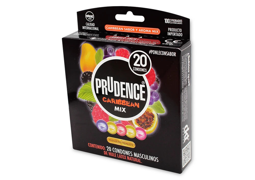 Prudence Condones Sabor Y Aroma Caribbean Mix Con 20 Piezas - Compra en ...
