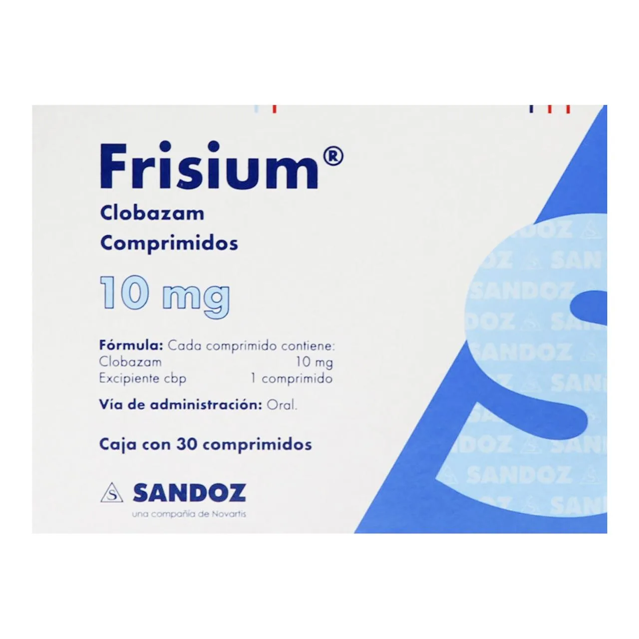Frisium 10 Mg Con 30 Comprimidos - Compra en Prixz