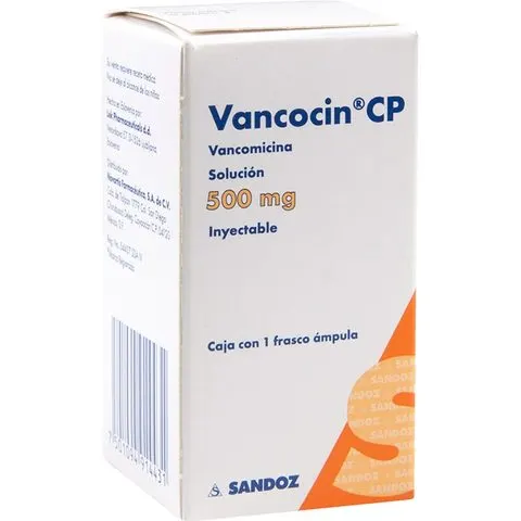 Vancocin 500 Mg Con 1 Solución Inyectable Prixz Farmacia Online
