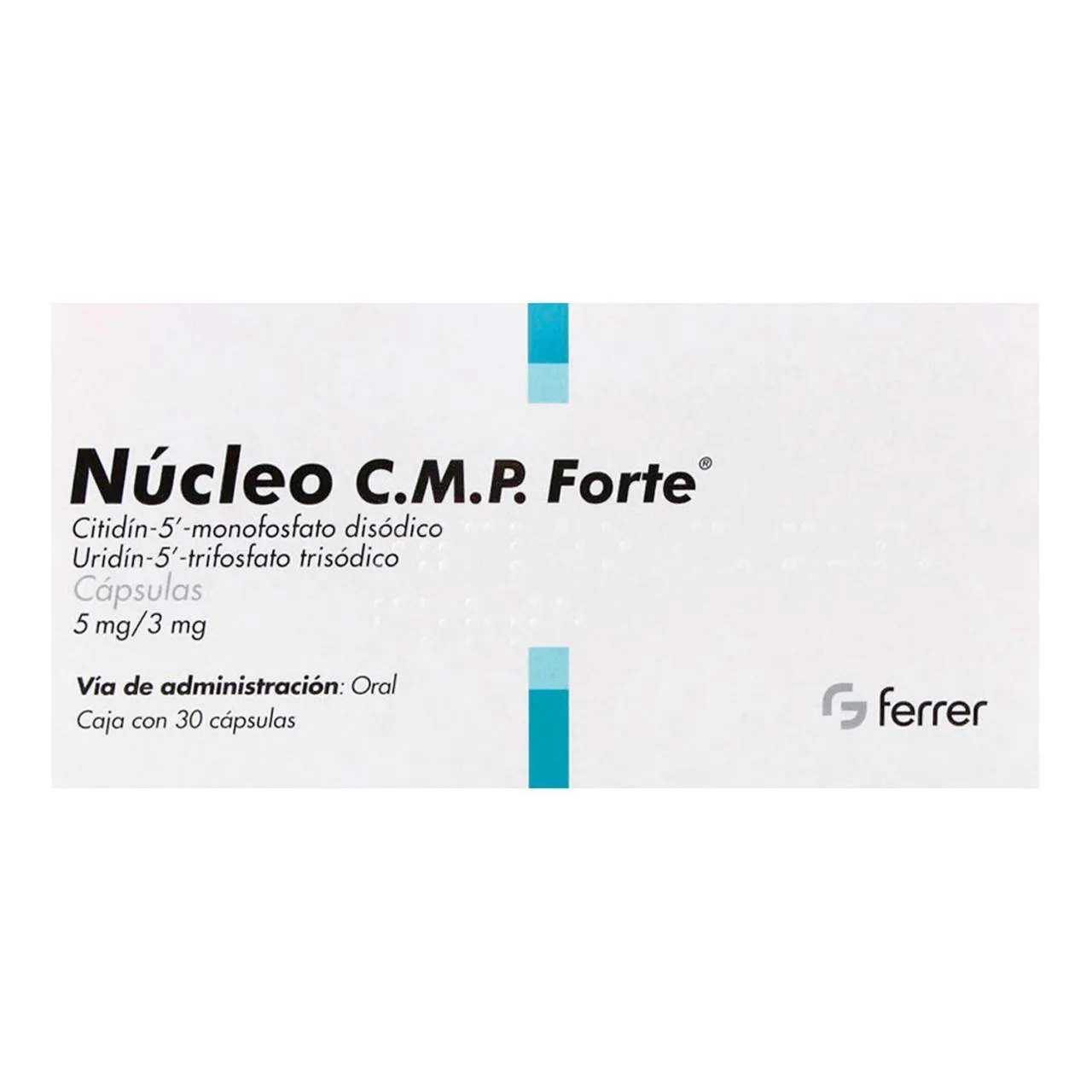 Nucleo Cmp Forte 5/3 Mg Con 30 Cápsulas - Compra en Prixz