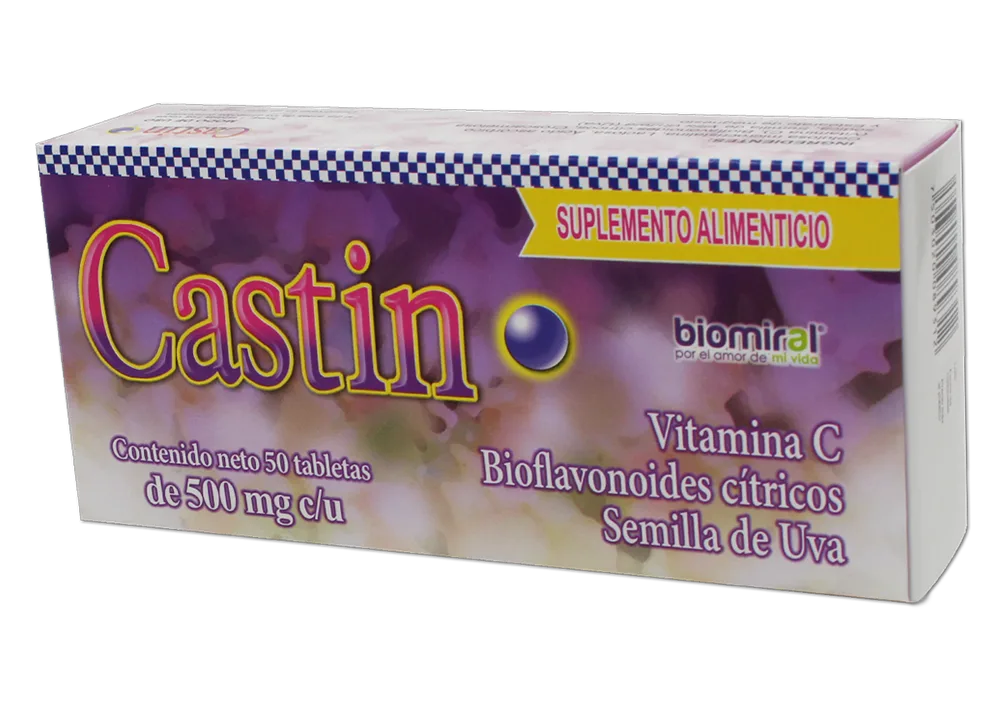 Castin 10/8.80/2/500 Mg Con 50 Tabletas - Compra en Prixz
