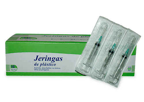 Jayor Jeringa Verde De 21X32Mm Para 10 Ml Con 100 Piezas - Compra en Prixz