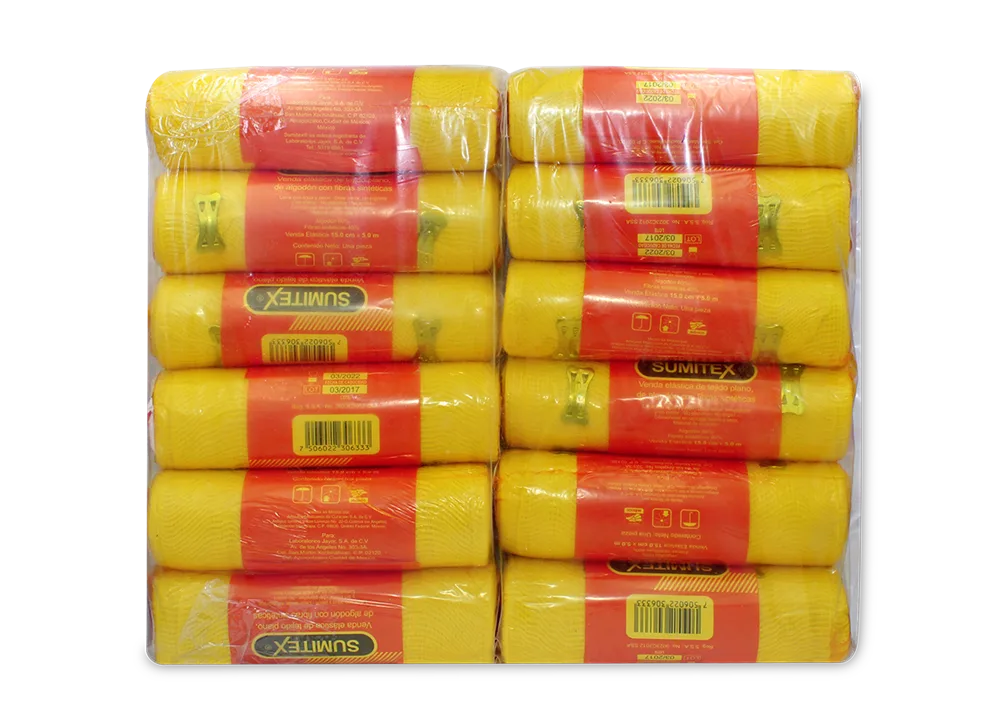 Sumitex Venda Elástica De 15 Cm X 5 M Con 12 Piezas - Compra en Prixz