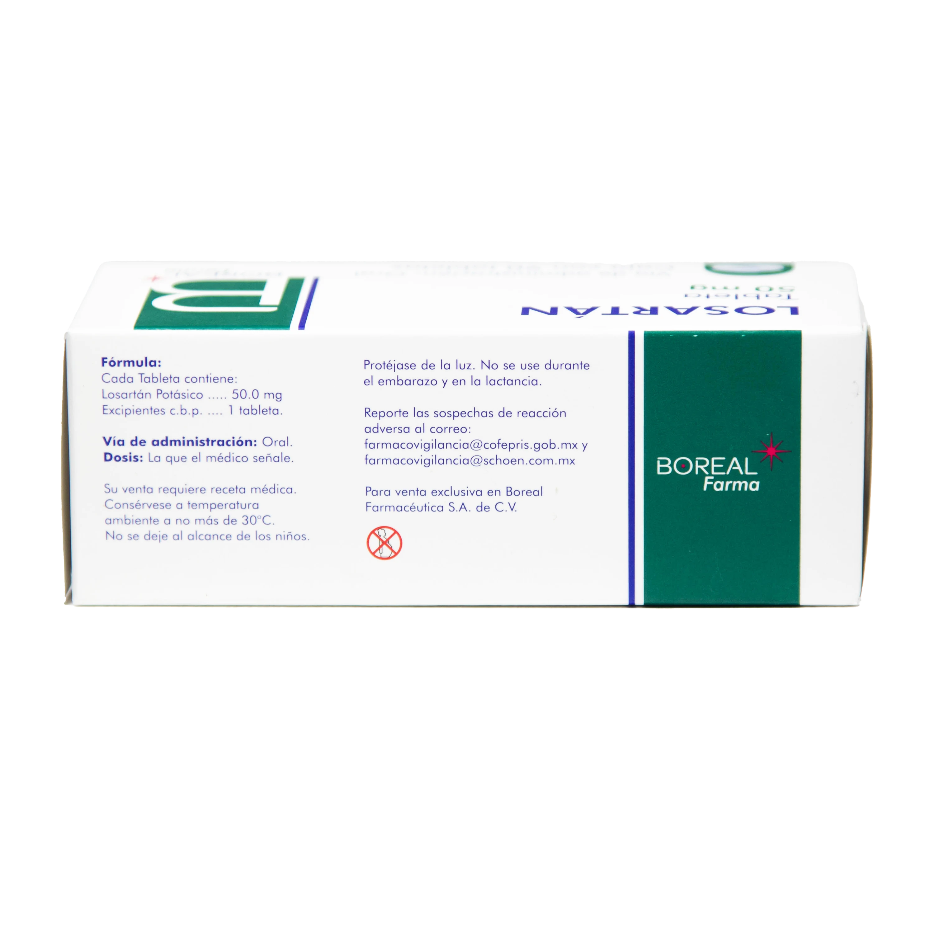 Boreal Farma Losartan Potásico 50 Mg Con 90 Tabletas - Compra en Prixz