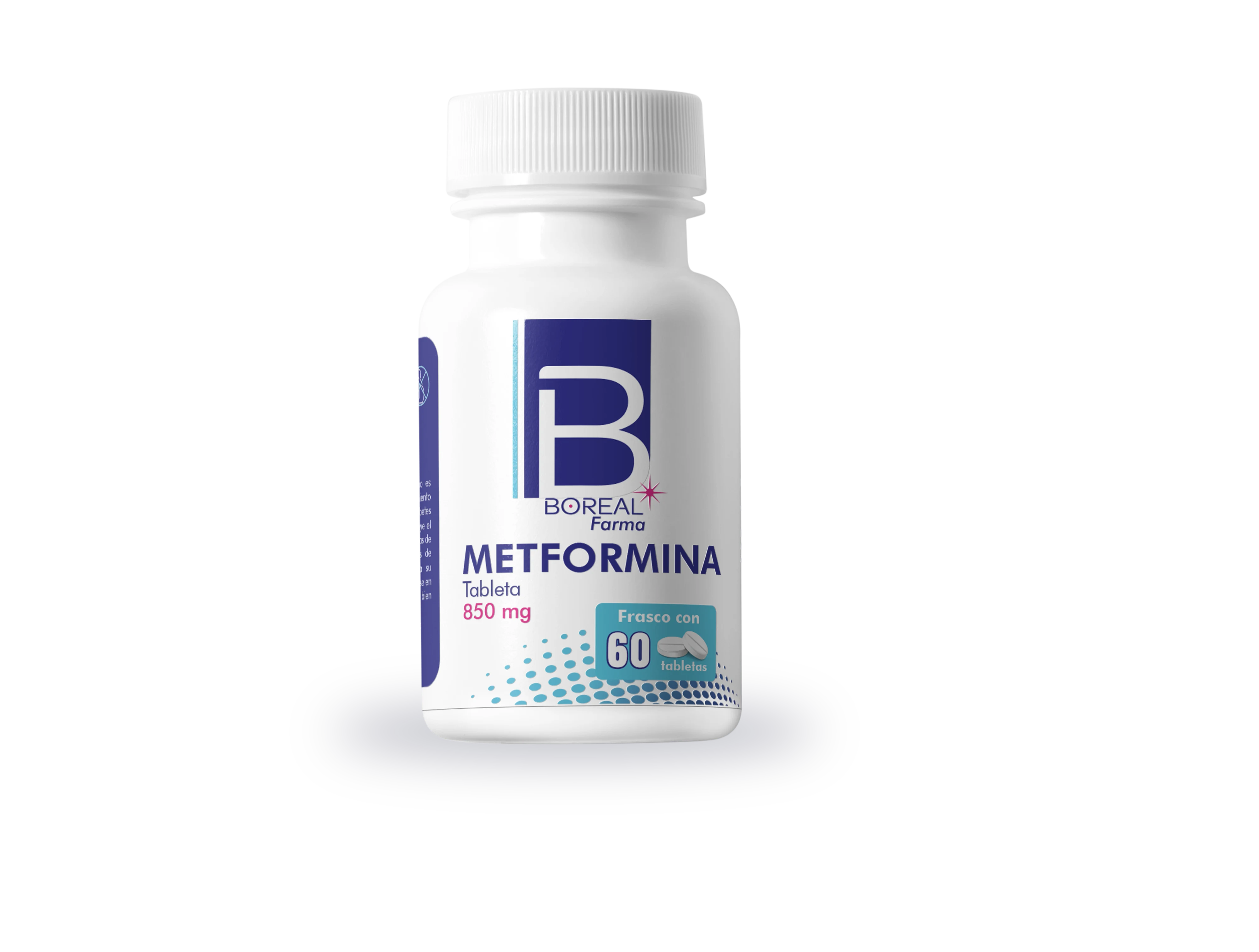 Boreal farma Metfomina 850 Mg Con 60 Tabletas Pack 3 - Compra en Prixz