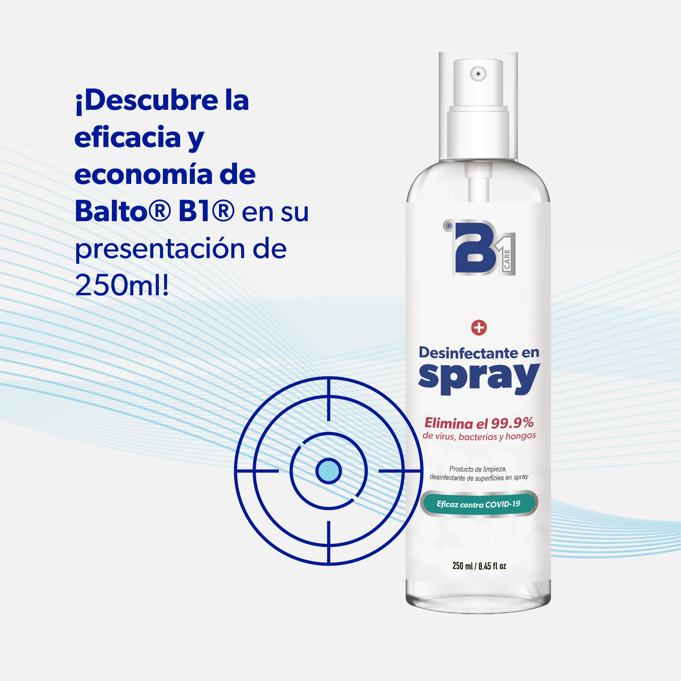 B1 Care Desinfectante En Spray 250 Ml - Farmacia Prixz