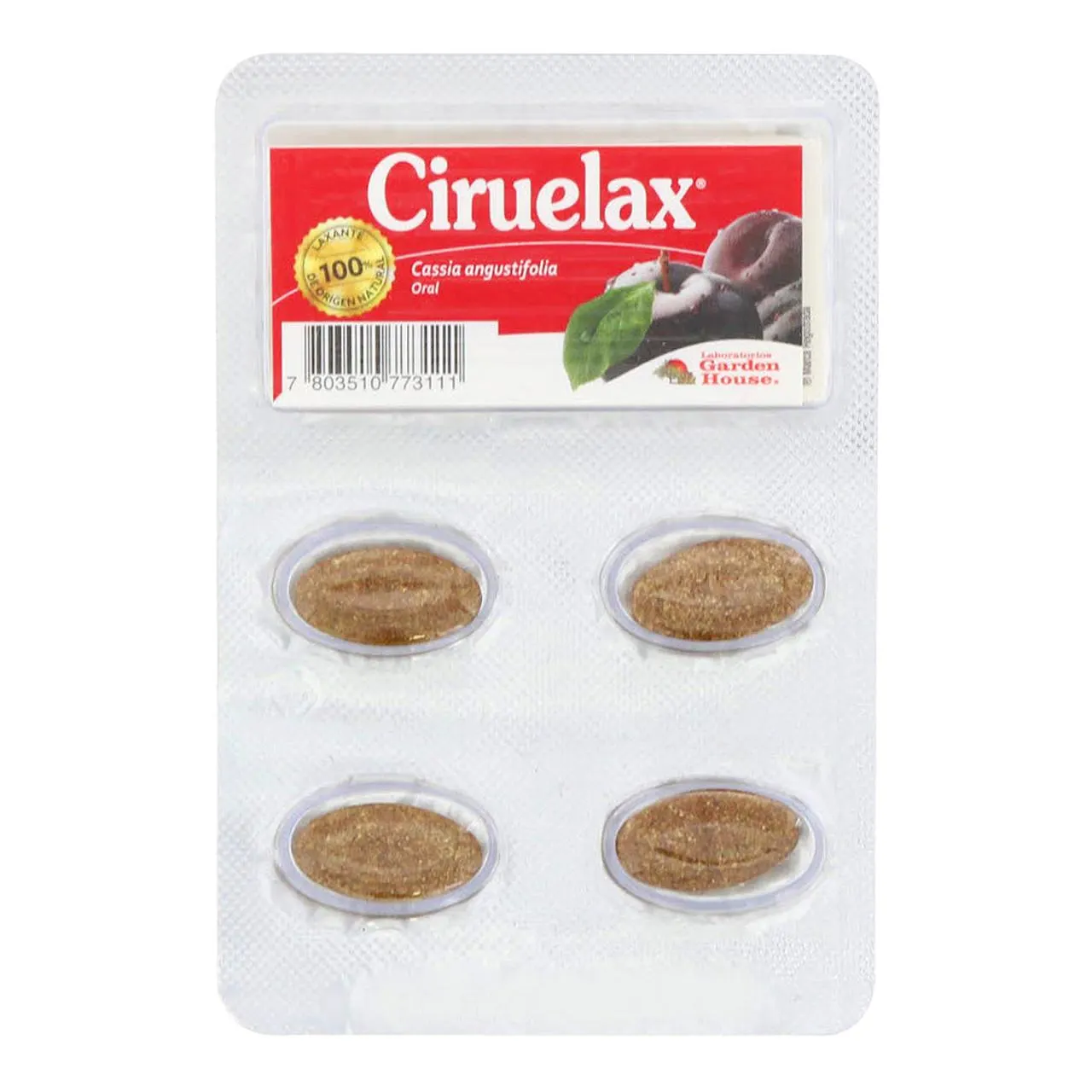 Ciruelax 4 comprimidos blíster - Compra en Prixz