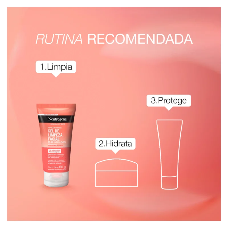 Neutrogena gel de limpieza facial piel mixta a grasa 60 g - Compra en Prixz