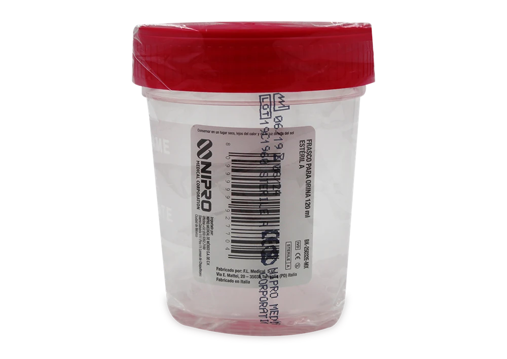 Nipro Vaso Copro Estéril Para 120 Ml Con 1 Pieza - Farmacia Prixz