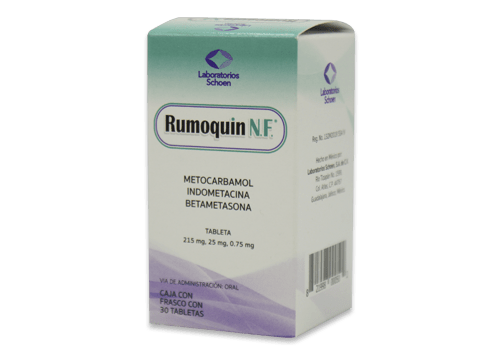Rumoquin Nf 215/25/0.75 Mg Con 30 Tabletas - Compra en Prixz