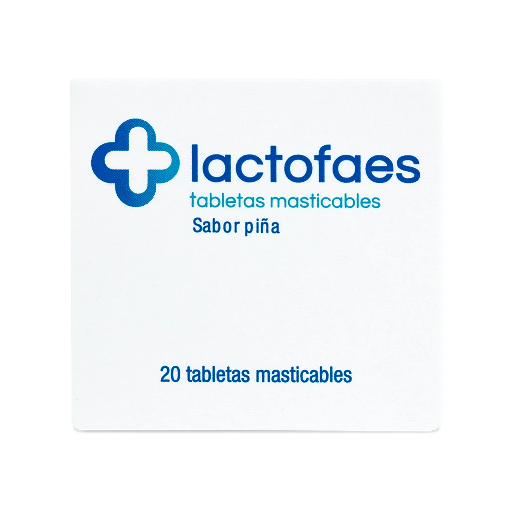 Compra Lactofaes 20 Tabletas Masticables | Buen Fin en Prixz