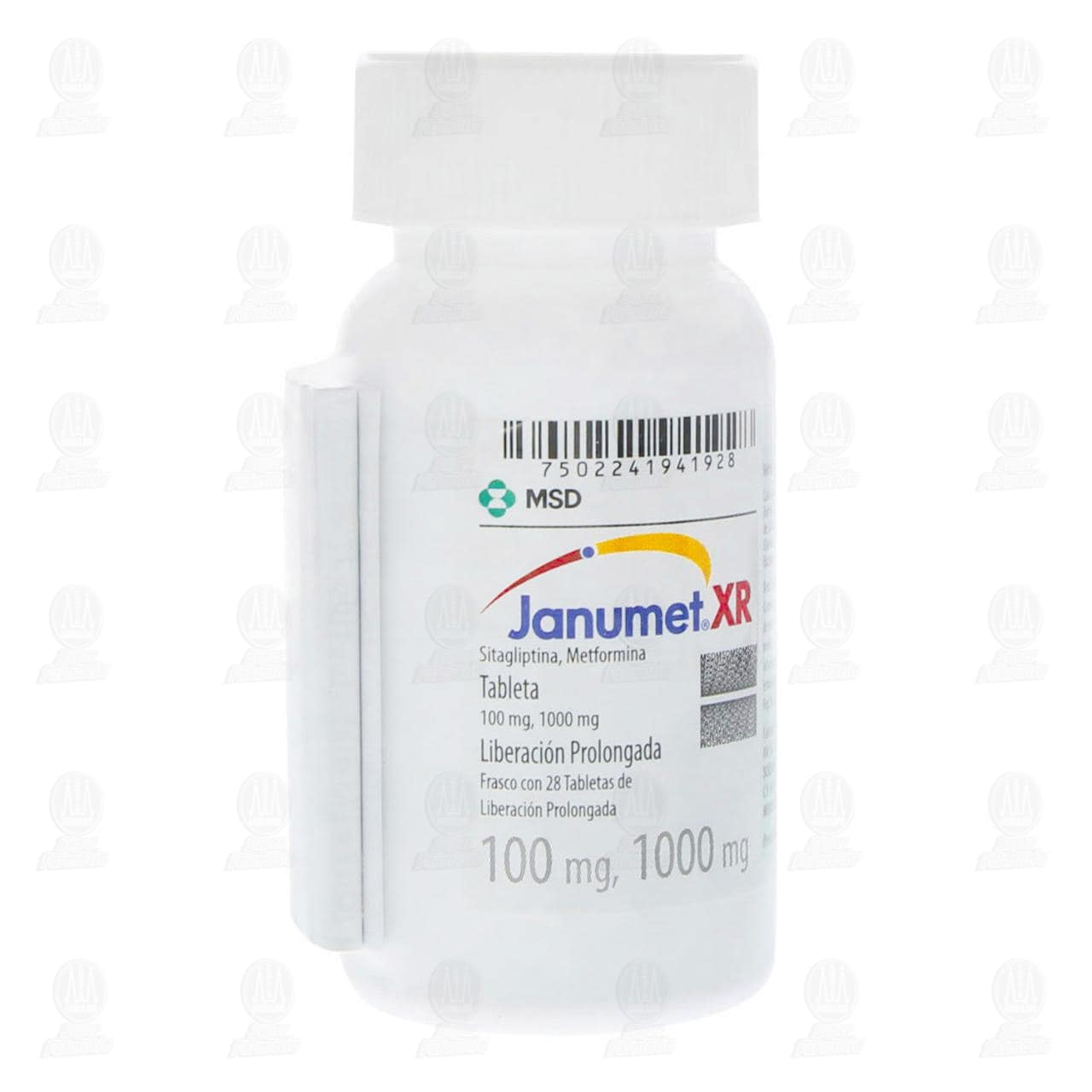 Comprar Janumet Xr 100 1000mg 28 Tabletas Liberación Prolongada