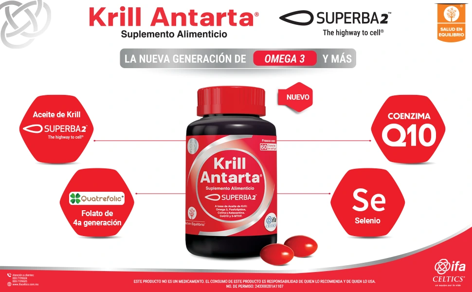 Krill Antarta Superba2® Suplemento Alimenticio | Prixz