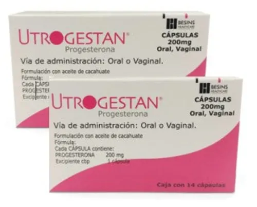 Utrogestan Progesterona 200 Mg Con 14 Cápsulas | Farmacia Online Prixz