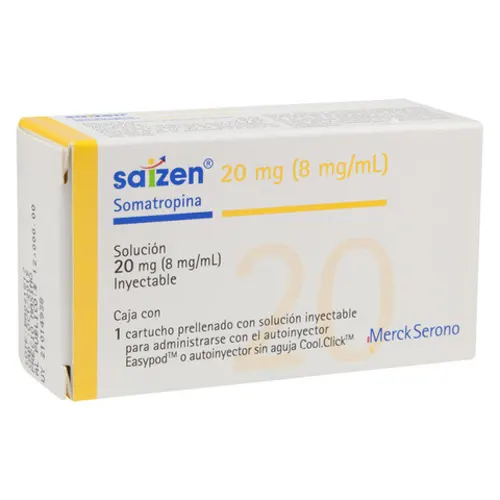 Saizen 20 Mg Con 1 Cartucho Prellenado | Farmacia Online Prixz