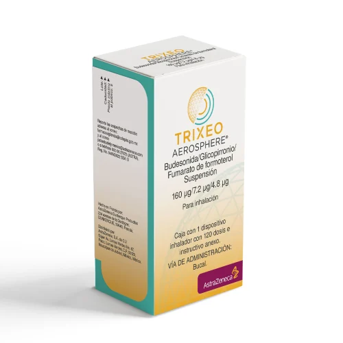 Trixeo Aerosphere 160/7.2/4.8 µg Suspensión 120 Dosis | Farmacia Online ...