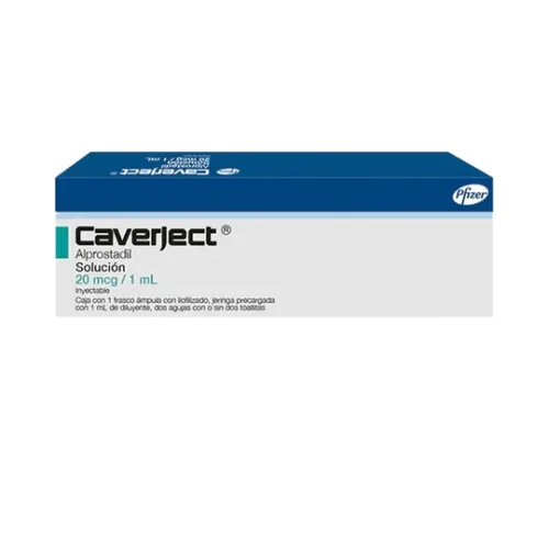 CAVERJECT Alprostadil 20 MCG – Tratamiento de disfunción eréctil