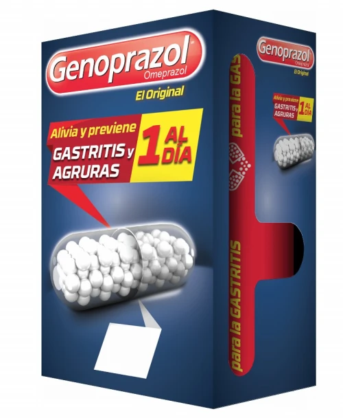 Compra Genoprazol 20 Mg En Exhibidor 7 Blister Con 7 Cápsulas en Oferta