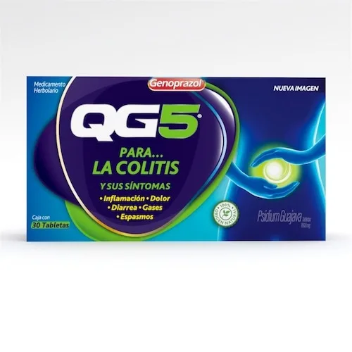 Qg5 Alivio Para La Colitis Con 30 Tabletas - Farmacia a domicilio