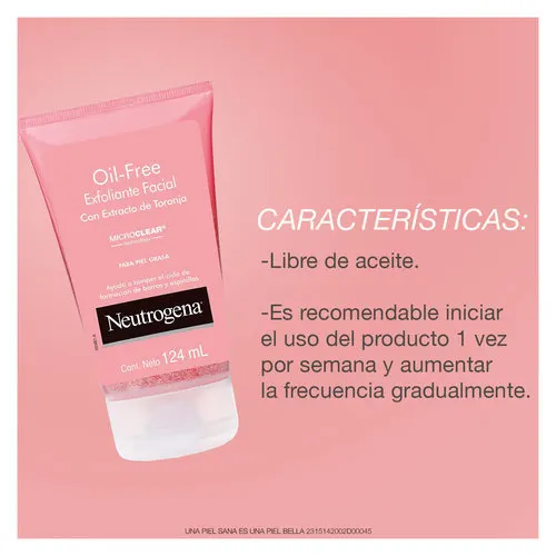 Neutrogena Exfoliante Facial Oil Free 124 ml – Cuidado de la piel
