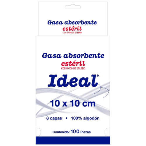 Gasa Ideal Gasa 10x10cm C100 – Para curación de heridas