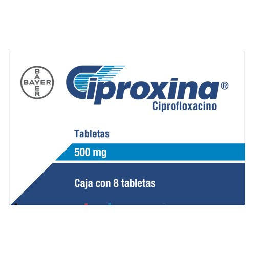 Ciproxina 500 Mg Con 8 Comprimidos | Farmacia Online Prixz