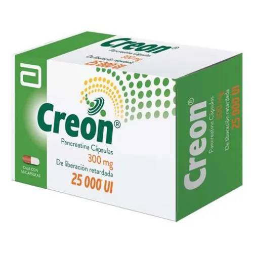 Creon 300 mg Cápsulas C50 – Mejora la Absorción Nutrientes