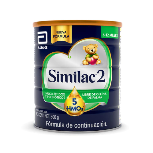 Similac Etapa 2 Fórmula Láctea De 6 A 12 Meses Con 800 G | Farmacia ...