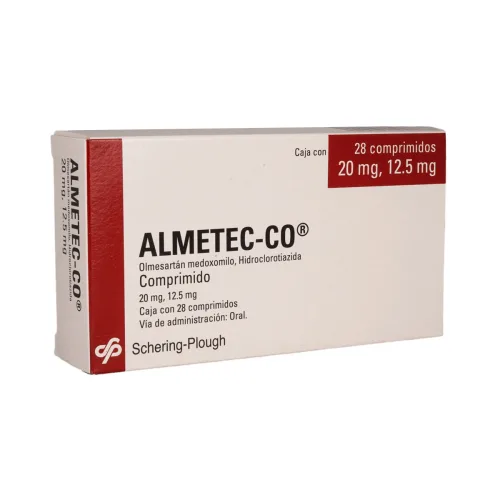 Almetec-Co 20/12.5 Mg Con 28 Comprimidos Prixz Farmacia Online