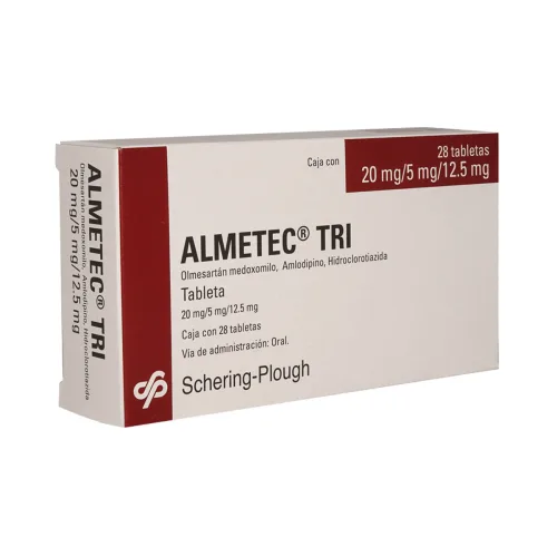Almetec Tri 20/5/12.5 Mg Con 28 Tabletas | Farmacia Online Prixz