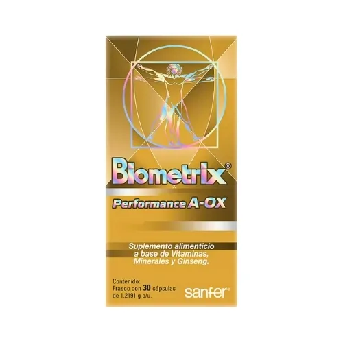 Biometrix A-Ox Suplemento Alimenticio Con 30 Cápsulas | Farmacia Online Prixz