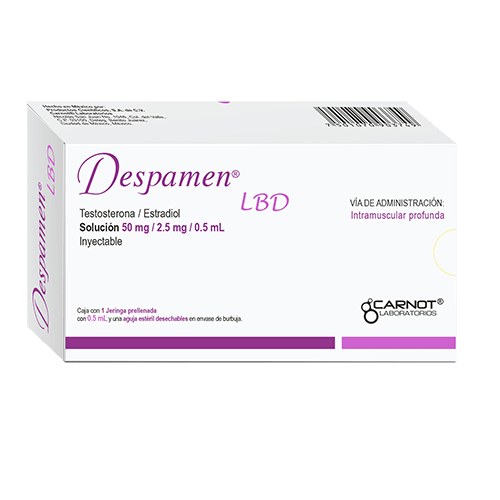Despamen LBD Inyectable 50/25 mg – Estradiol y testosterona