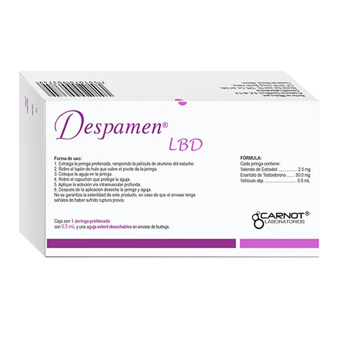 Despamen LBD Inyectable 50/25 mg – Estradiol y testosterona