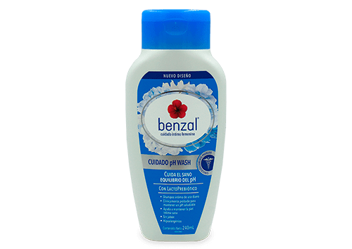 Comprar Benzal Shampoo Íntimo Cuidado Ph Wash 240 Ml en Farmacia Prixz