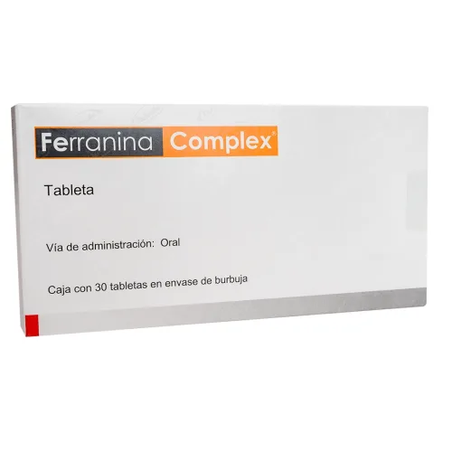 Ferranina Complex Con 30 Tabletas Prixz Farmacia Online