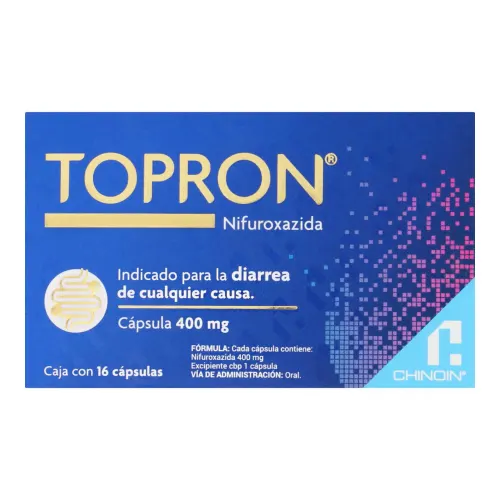 Topron Cápsulas C16 – Tratamiento de diarrea infecciosa