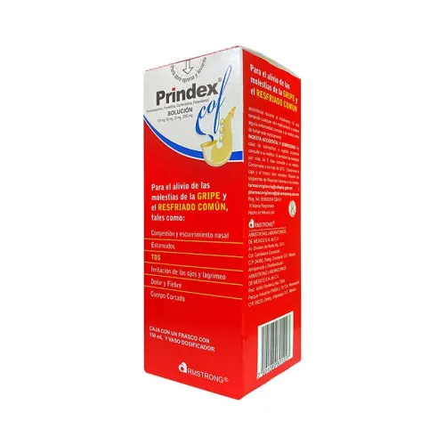 Prindex Cof 100/60/20/2000 Mg Con 150 Ml De Solución | Farmacia Online Prixz