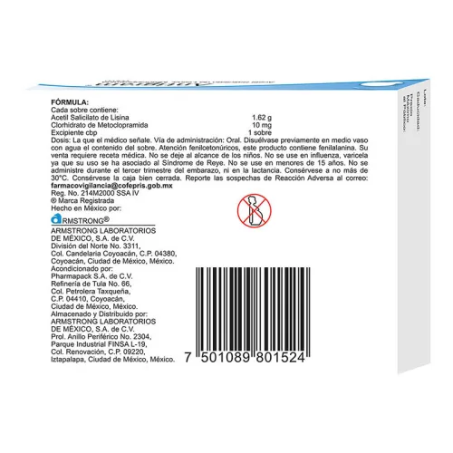 Compra Antigram 1.62 G Con 5 Sobres en Oferta