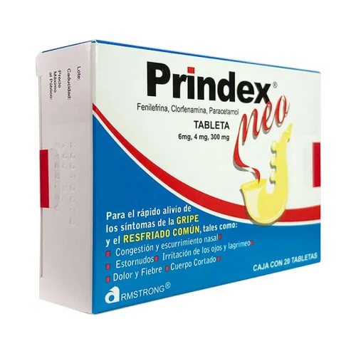 Prindex Neo 6/4/300 Mg Con 20 Tabletas | Farmacia Online Prixz