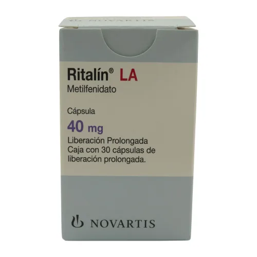 Ritalin La 40 Mg Con 30 Cápsulas De Liberación Prolongada | Farmacia Online Prixz