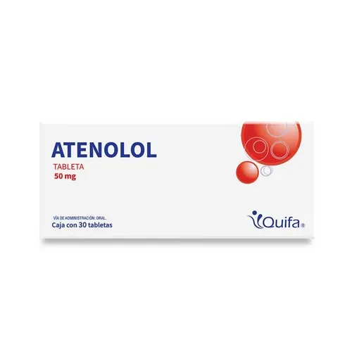Atenolol 50 Mg Con 30 Tabletas | Farmacia Online Prixz