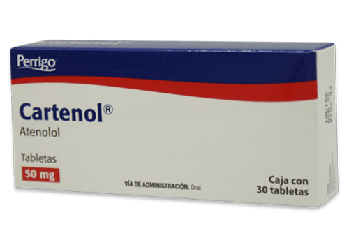 Cartenol 50 Mg Con 30 Tabletas - Farmacia Prixz