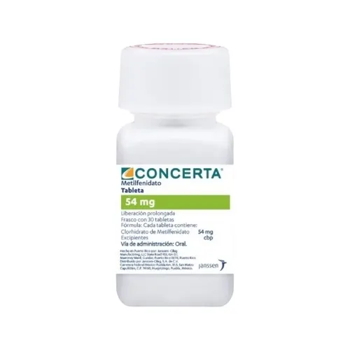 Concerta 54 mg - Trastorno Déficit Atención Hiperactividad (TDAH)