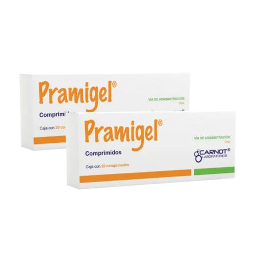 Pack De 2 Pramigel Con 20 Comprimidos
