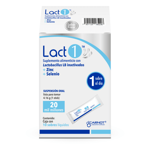 Lact 1 Suplemento Alimenticio con 10 Sobres Prixz Farmacia Online