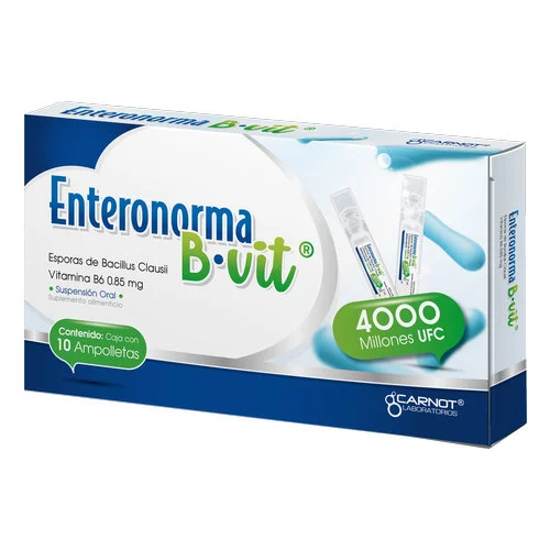 Enteronorma B Vit Esporas De Bacilus Clausii Vitamina B6 Con 10