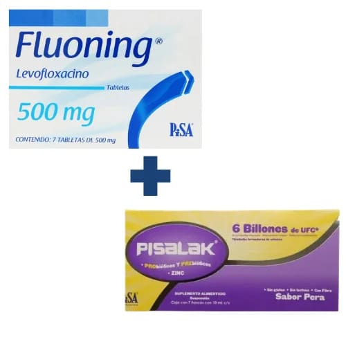 Compra Fluoning 500 Mg Con 7 Tabletas + Pisalak Suplemento Alimenticio ...