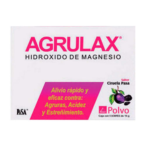 Agrulax Sabor Ciruela Pasa Polvo Con 5 Sobres Prixz Farmacia Online